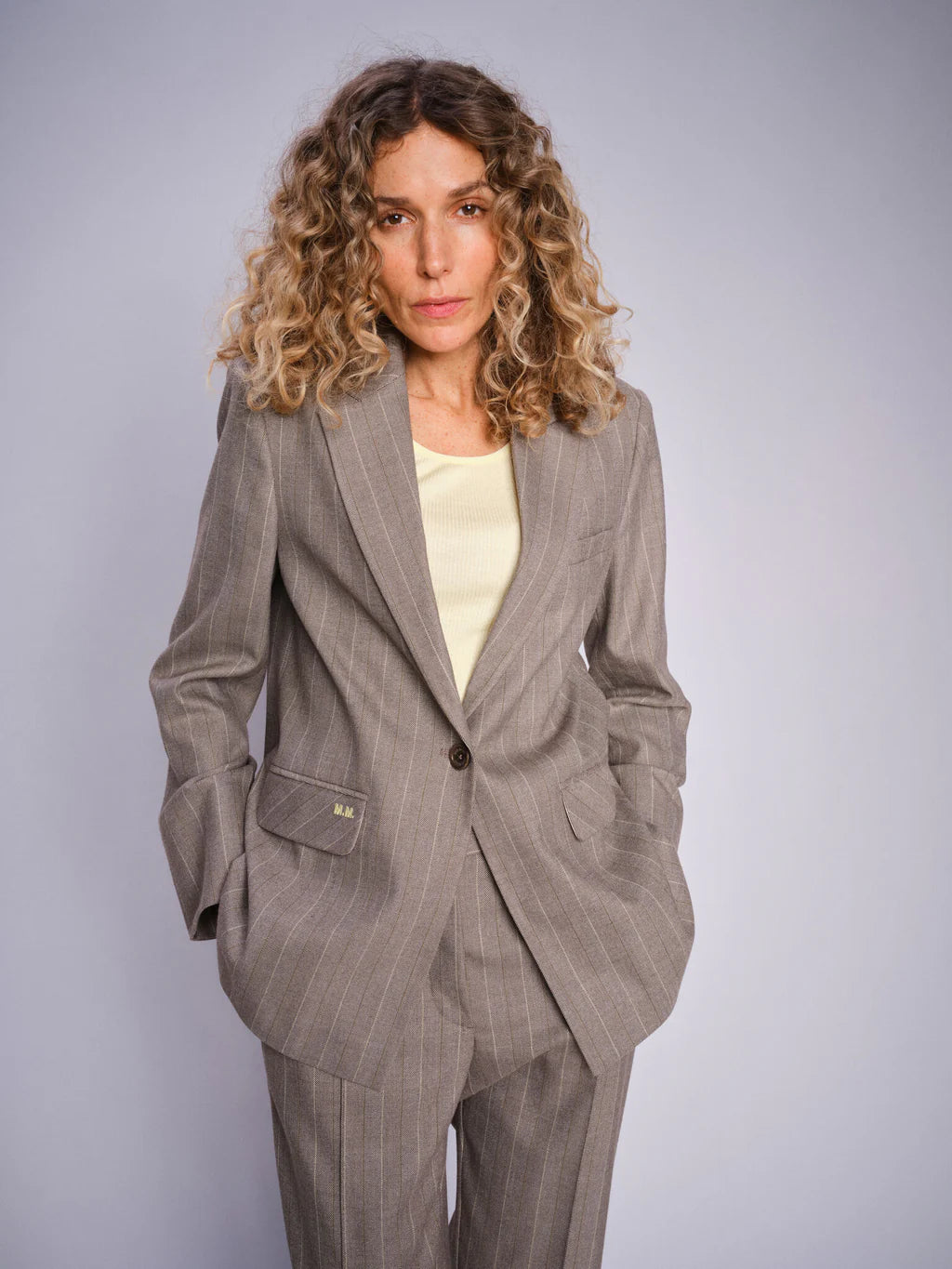 Mos Mosh Elly Elvie Blazer - Chocolate Chip – Shop 9